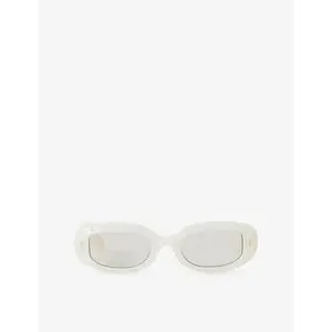 JOSEPH Bahia Oval-frame Sunglasses - Powder
