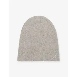 Sweaty Betty Logo-embroidered Cashmere Beanie - Light Grey Marl