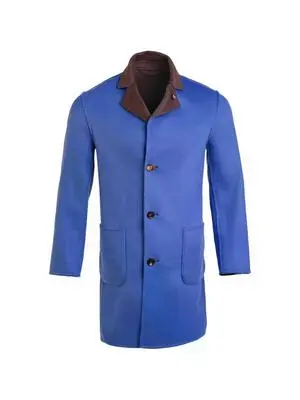 Kiton Reversible Cashmere Coat - Brown
