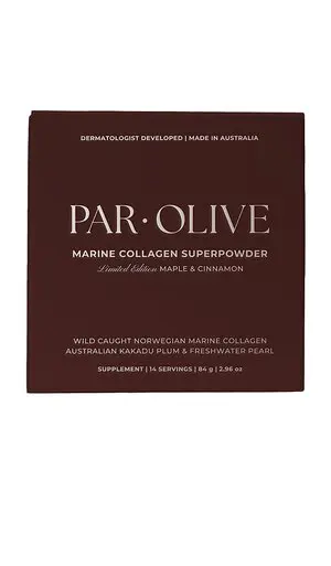 PAR OLIVE Pearl Marine Collagen Superpowder Travel Set - Maple & Cinnamon