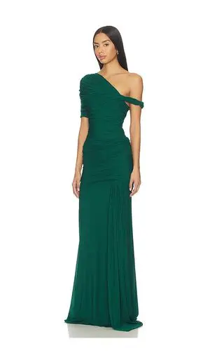 DEME BY GABRIELLA Alba One-shoulder Dress - Green