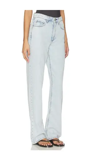 Rag & Bone Featherweight Shea Full Straight Jeans - Cliffside