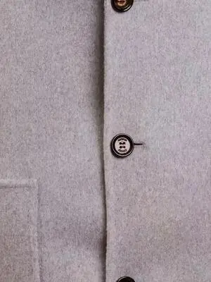 Kiton Reversible Cashmere Coat - Grey