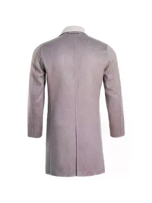 Kiton Reversible Cashmere Coat - Grey