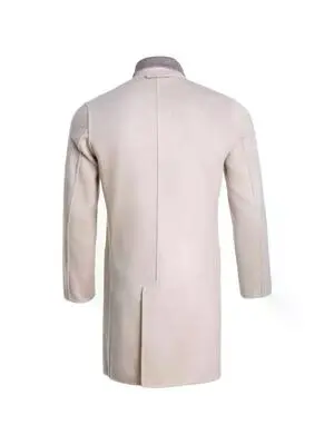 Kiton Reversible Cashmere Coat - Grey