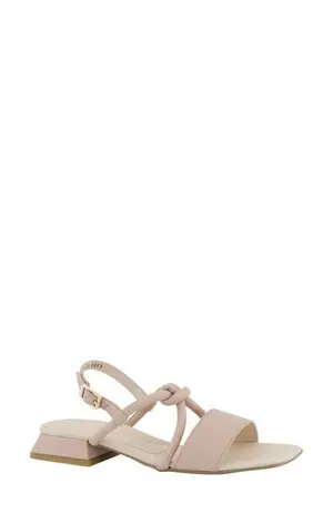 Paul Green Dream Square Toe Slingback Sandal - Biscuit Future Nappa