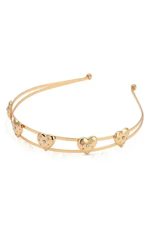 Ettika Love Embellished Heart Headband