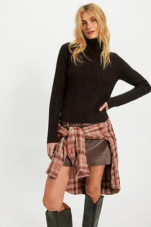 Free People Everlast Turtleneck Pullover