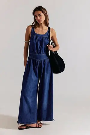 Free People We The Free Vintage Heirloom One-piece Jumpsuit - Day Drifter