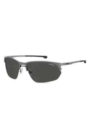 Carrera Eyewear 65mm Rectangular Sunglasses