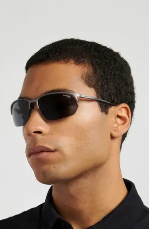 Carrera Eyewear 65mm Rectangular Sunglasses