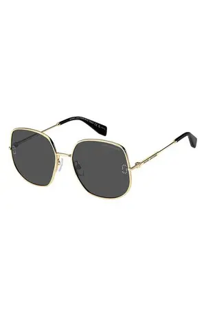 Marc Jacobs 59mm Embellished Square Sunglasses