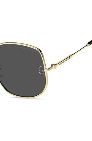 Marc Jacobs 59mm Embellished Square Sunglasses
