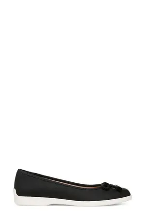LIFESTRIDE Ballerina Flat With Cushioned Footbed - Black