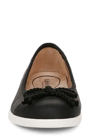 LIFESTRIDE Ballerina Flat With Cushioned Footbed - Black