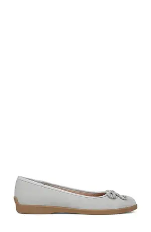 LIFESTRIDE Ballerina Flat With Cushioned Footbed - Grey