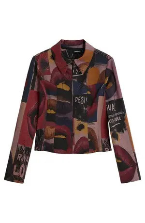 Desigual Mixed Print Long Sleeve Shirt