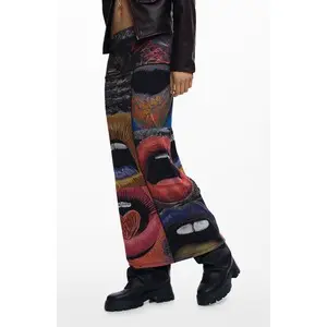 Desigual Graphic Print Maxi Skirt