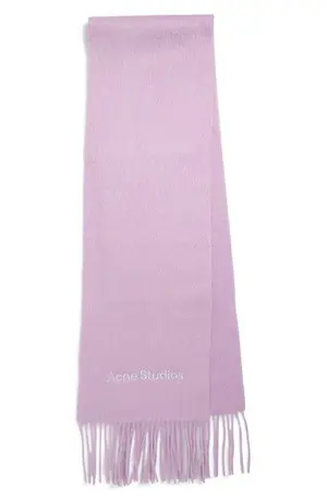 Acne Studios Vinnie Alpaca & Wool Scarf - Light Pink