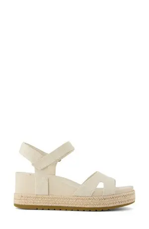 Toms Diana Platform Wedge Sandal - Natural