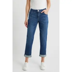 Wit & Wisdom Gemma 'ab'solution High Waist Girlfriend Jeans - Blue
