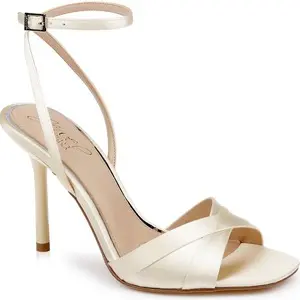 Women's Satin Ankle Strap Sandals