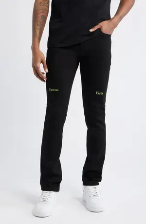 RtA Bryant Digital Cross Skinny Jeans