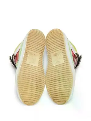 GIUSEPPE ZANOTTI Zip-fastening Leather High-top Sneakers