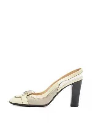 TOD'S Leather Slingback Pumps