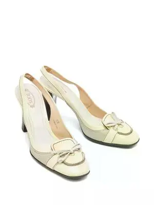 TOD'S Leather Slingback Pumps