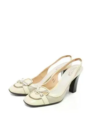 TOD'S Leather Slingback Pumps