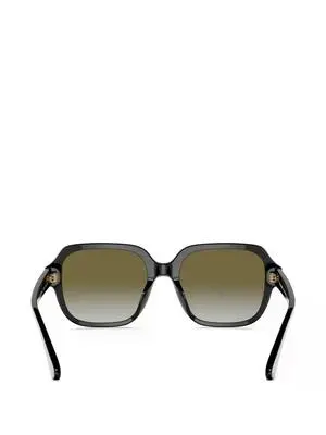 COACH Square Frame Logo Sunglasses