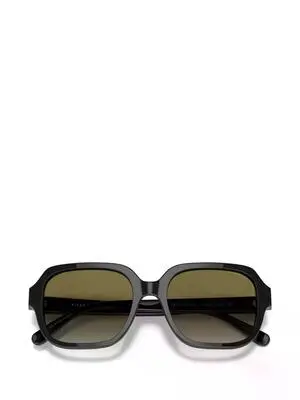 COACH Square Frame Logo Sunglasses