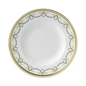ROYAL CROWN DERBY Titanic Salad Plate - Green Gold