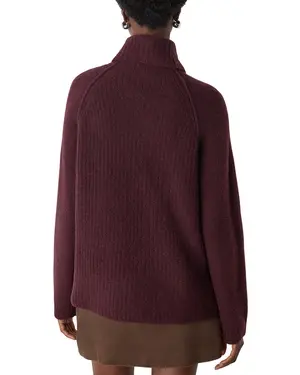 Whistles Turtleneck Knit Sweater