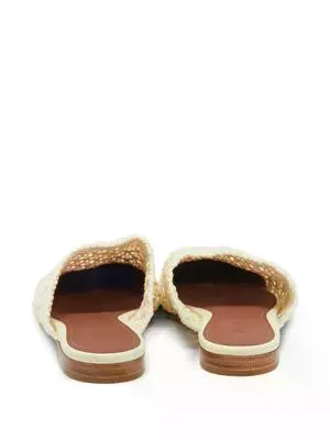Loro Piana Crochet Flat Mules