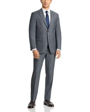 Peter Millar Flynn Shark Tonal Windowpane Classic Fit Suit