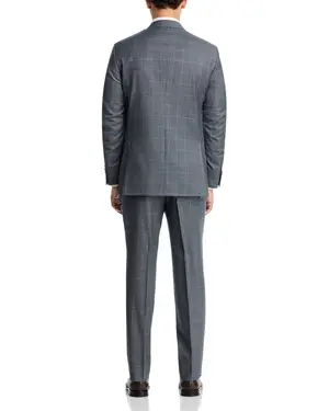 Peter Millar Flynn Shark Tonal Windowpane Classic Fit Suit