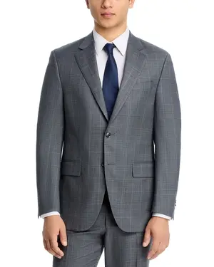 Peter Millar Flynn Shark Tonal Windowpane Classic Fit Suit