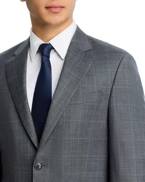 Peter Millar Flynn Shark Tonal Windowpane Classic Fit Suit