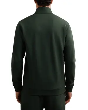 REISS Newland Long Sleeve Interlock Zip Through Overshirt