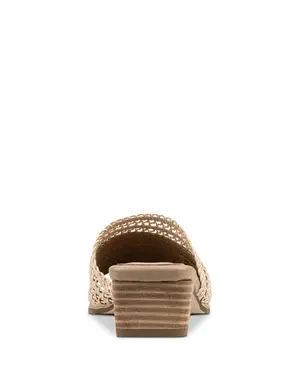 DONALD PLINER Clodie Woven Mules - Sand