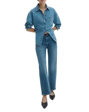 Rag & Bone Connie Denim Shirt - Everglade