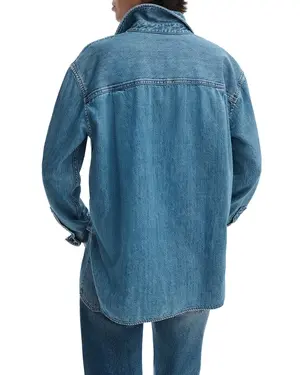 Rag & Bone Connie Denim Shirt - Everglade