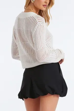 BISHOP + YOUNG Sporty Pointelle Cardigan