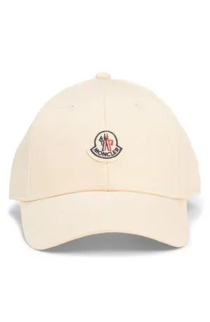 Moncler Archive Dna Cotton Twill Baseball Cap - Neutral
