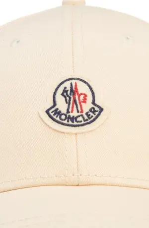 Moncler Archive Dna Cotton Twill Baseball Cap - Neutral