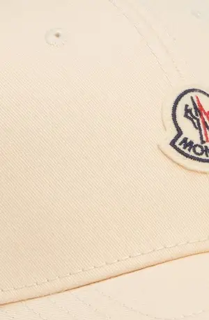 Moncler Archive Dna Cotton Twill Baseball Cap - Neutral