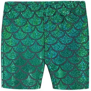 CITY THREADS Printed Bike Shorts - Elf Mermaid Sparkle