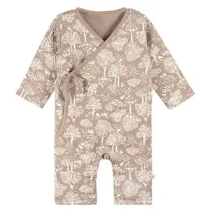 JUST BORN Quilted Cotton Coverall - Nature